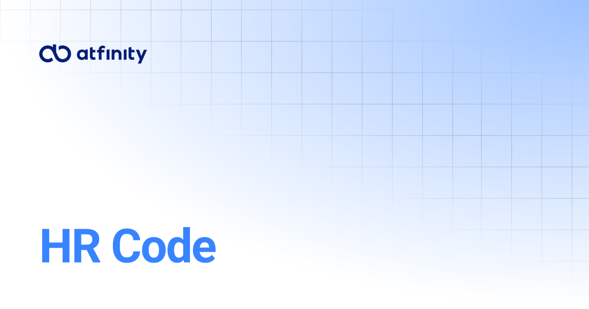 HR Code | Atfinity Docs